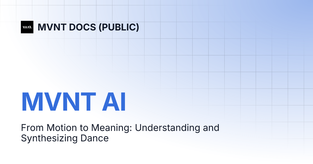 MVNT AI | MVNT DOCS (PUBLIC)