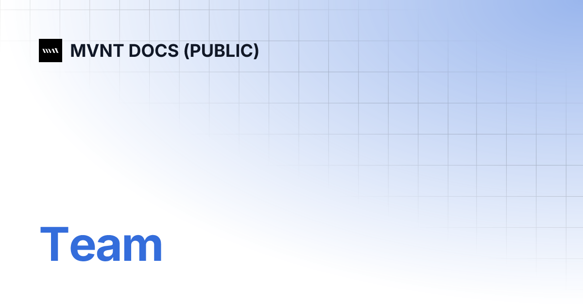 Team | MVNT DOCS (PUBLIC)